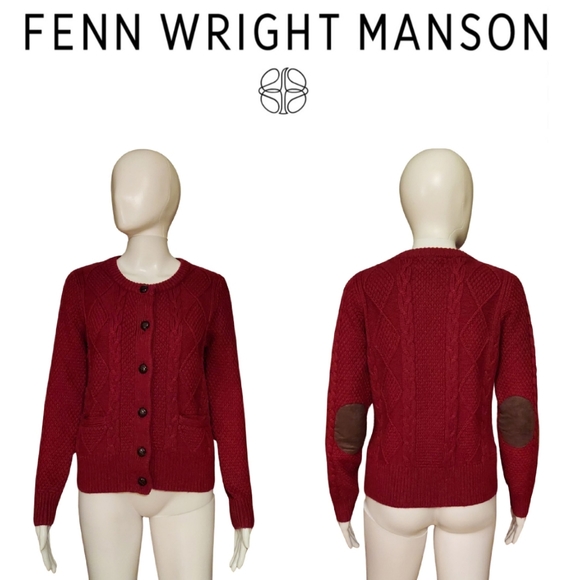 Fenn Wright Manson | Sweaters | Fenn Wright Manson Elbow Patch Wool ...